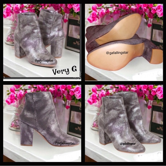 Very G | Shoes | Buckle Very G Iridescent Snake Ankle Boots | Poshmark